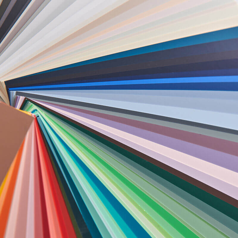 Colour cards & samples