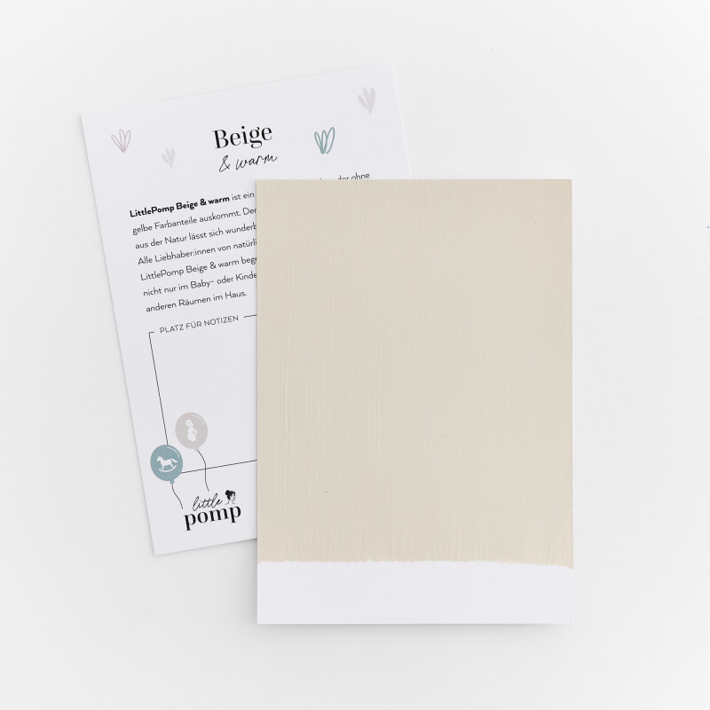 LittlePomp Beige & Warm - Farbmuster A6