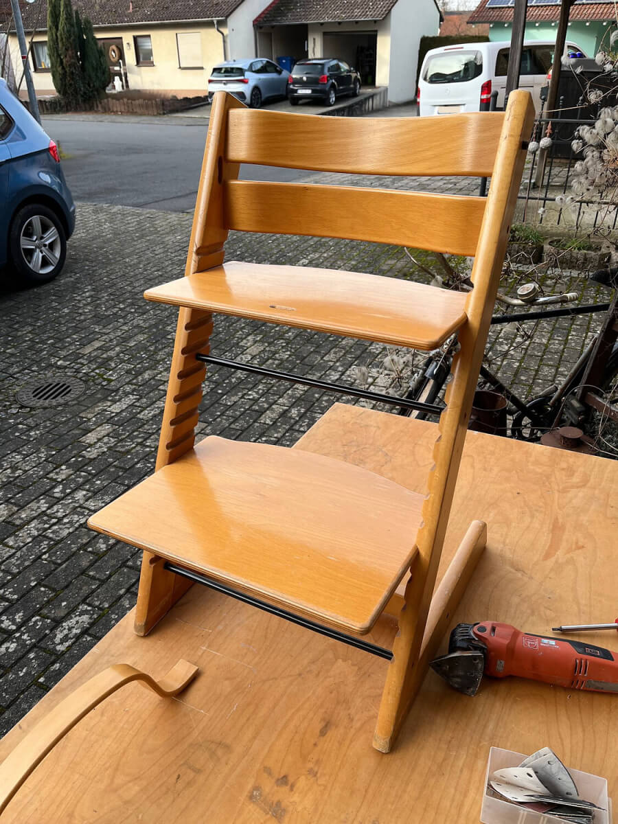 Tripp Trapp streichen mit LittlePomp | MissPompadour