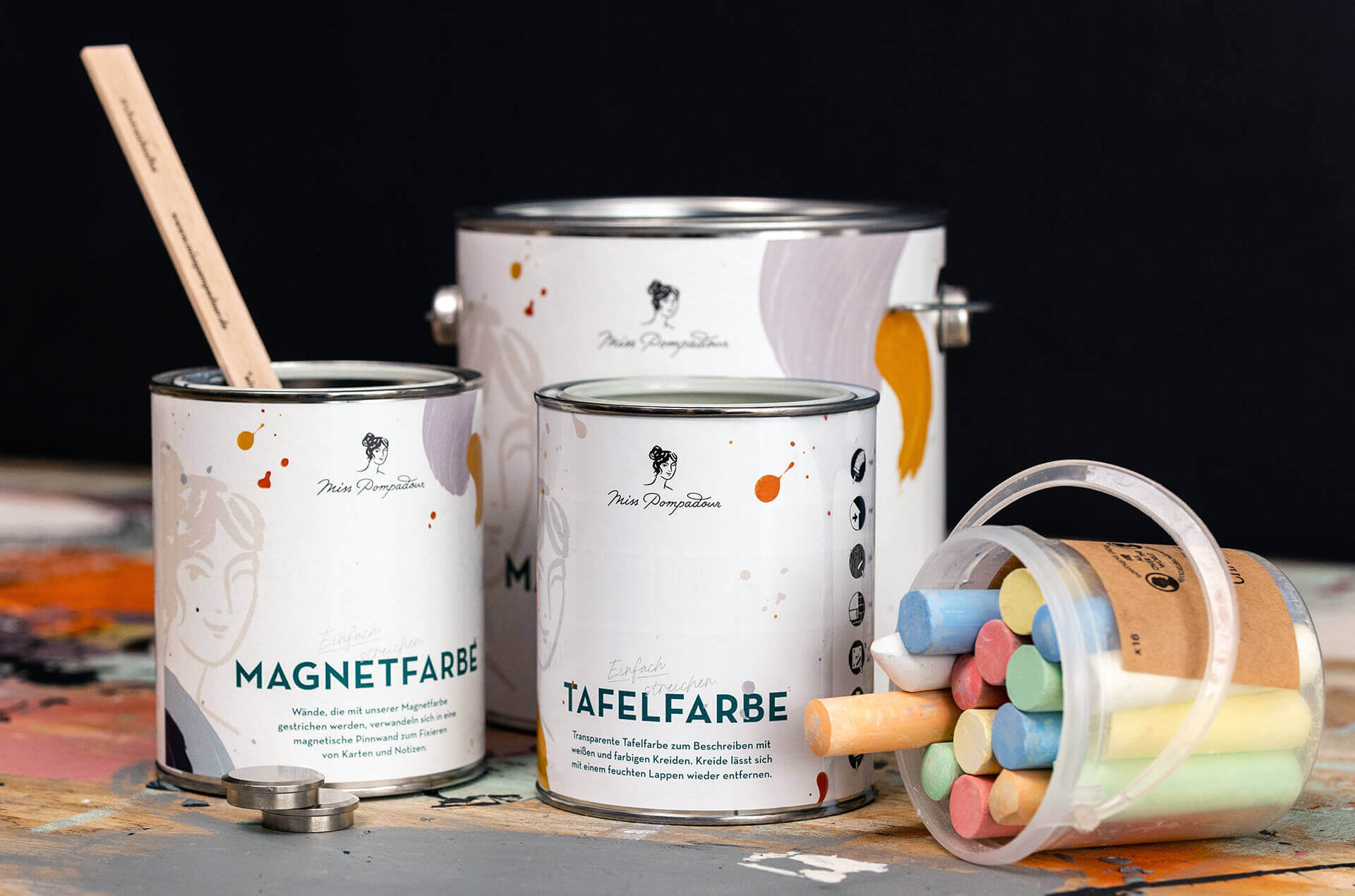 magnet paint ideas for children's room & office | MissPompadour