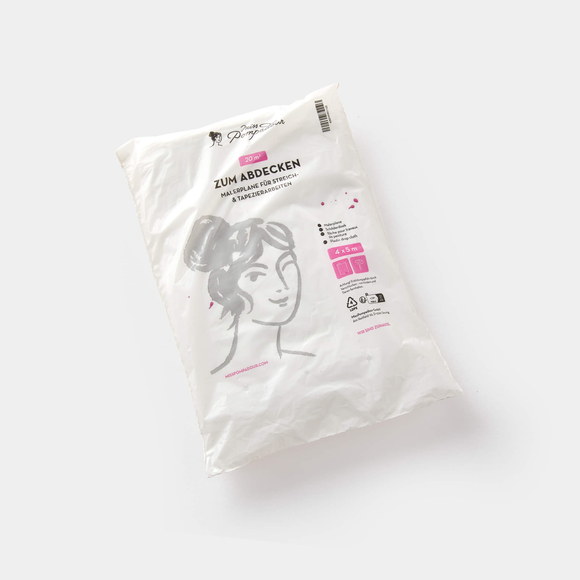 Plastic Drop Cloth 4x5 Meters