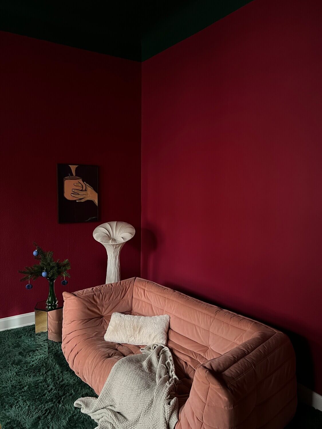 MissPompadour Rood met Merlot - Duurzame eco muurverf 1L